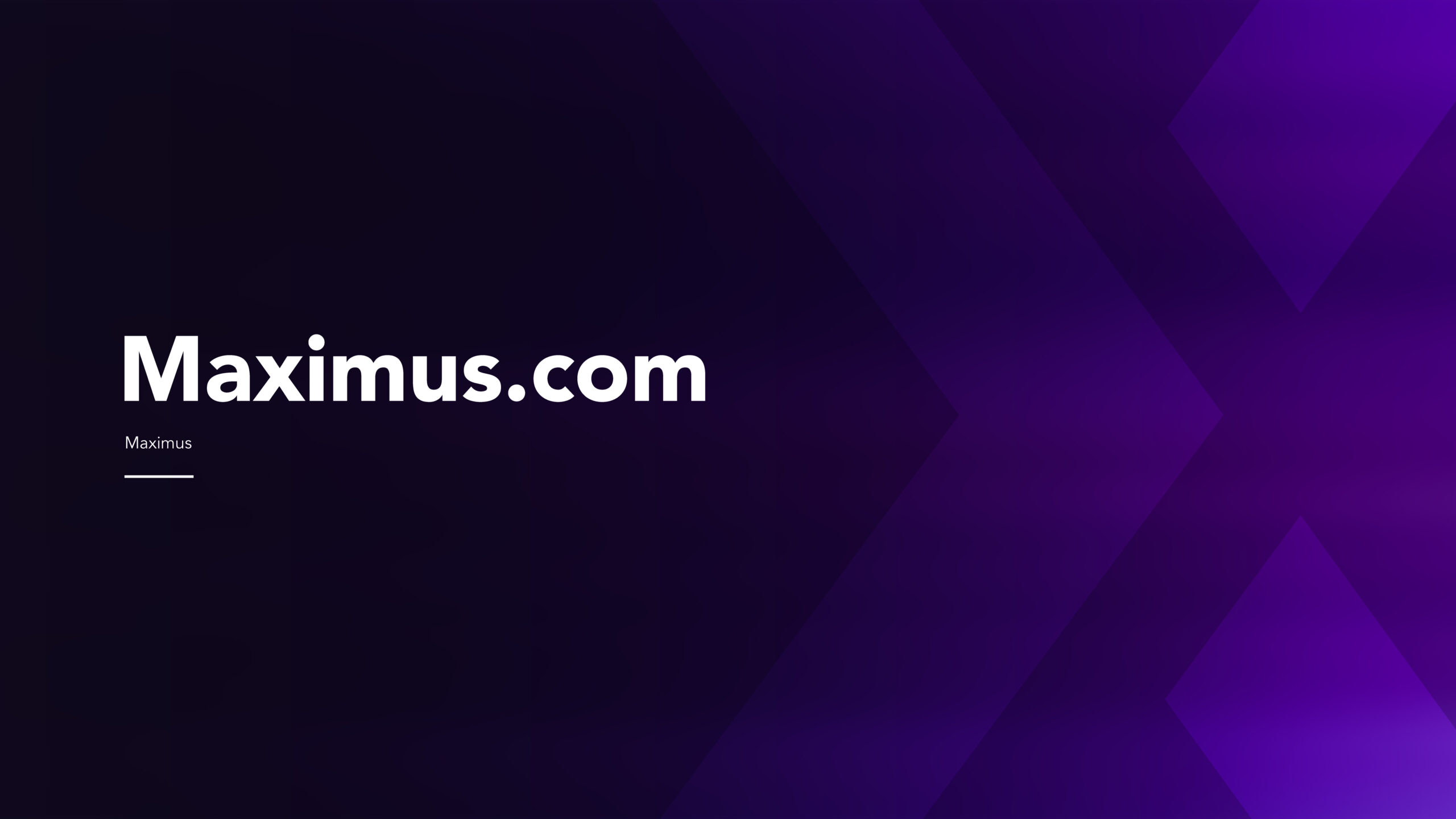 Maximus.com - Reingold : Reingold